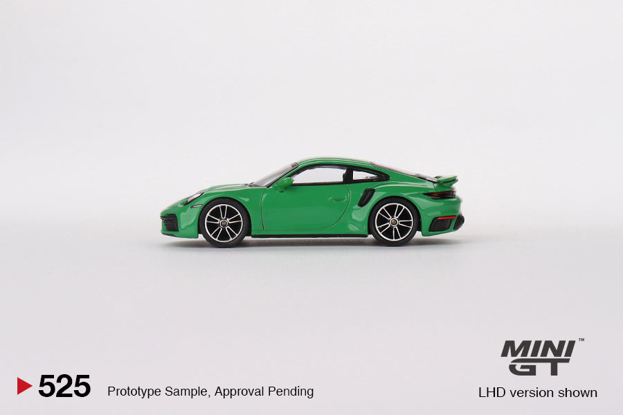 Porsche 911 Turbo S (992) LHD (Python Green) - MINI GT - 1:64 ...