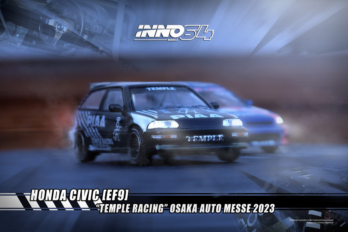 Honda Civic (EF9) "Temple Racing" Osaka Auto Messe 2023 - INNO64 - 1:6 ...