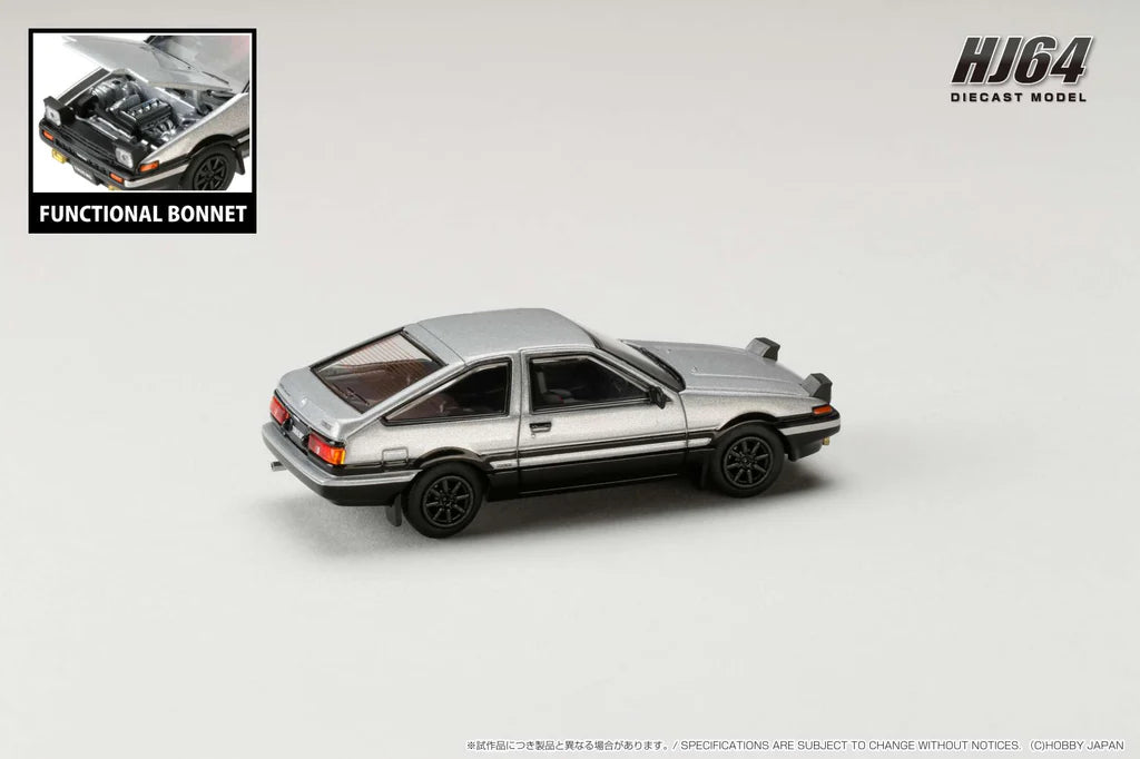 Toyota Sprinter Trueno GT Apex (AE86) JDM Style (Silver/Black) - HOBBY ...
