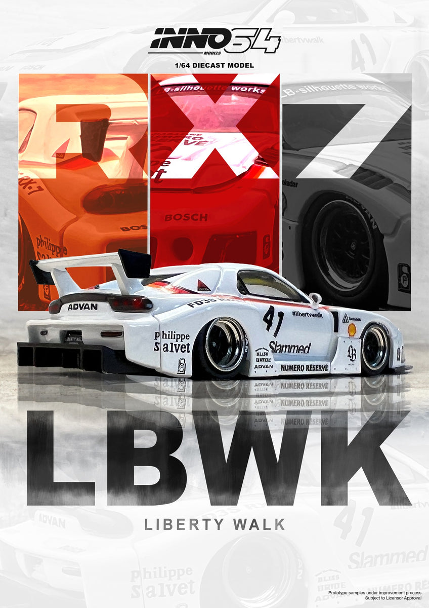 LBWK RX7 (FD3S) LB-Super Silhouette - INNO64 - 1:64 – Modelcars Passion