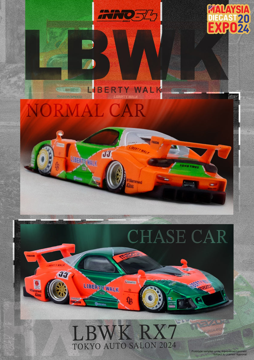 LBWK RX7 (FD3S) LB-Super Silhouette - INNO64 - 1:64 – Modelcars Passion