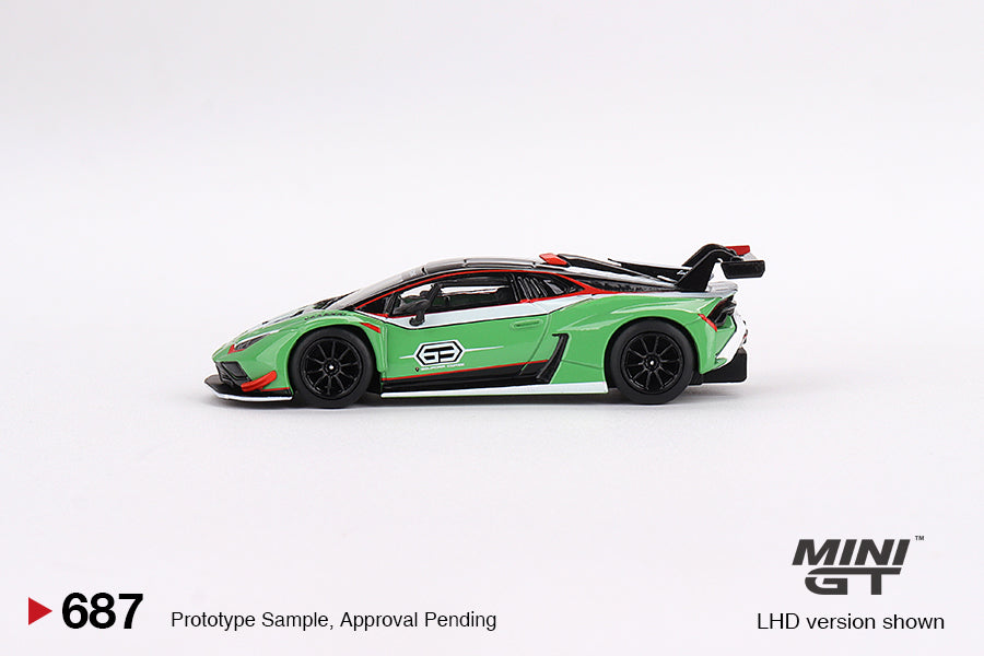 Lamborghini Huracán GT3 EVO2 Presentation (LHD) - MINI GT - 1:64 ...
