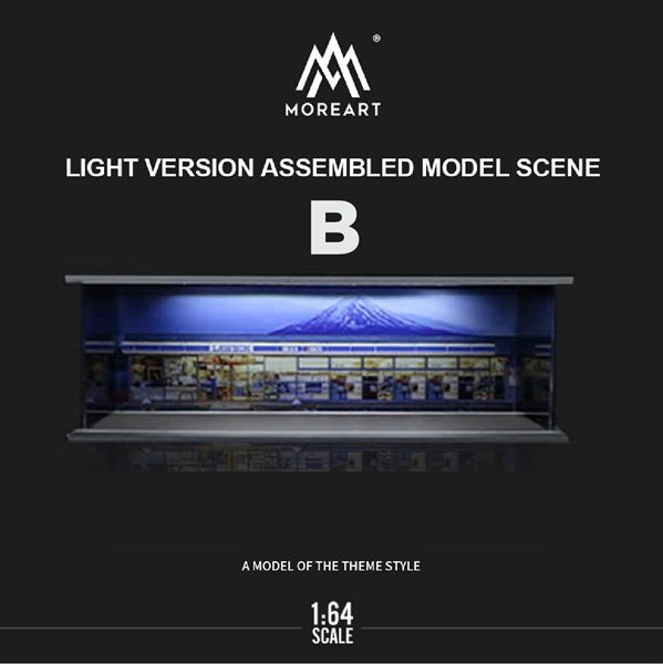 Diorama B Mount Fuji with Lights - Moreart - 1:64 – Modelcars Passion