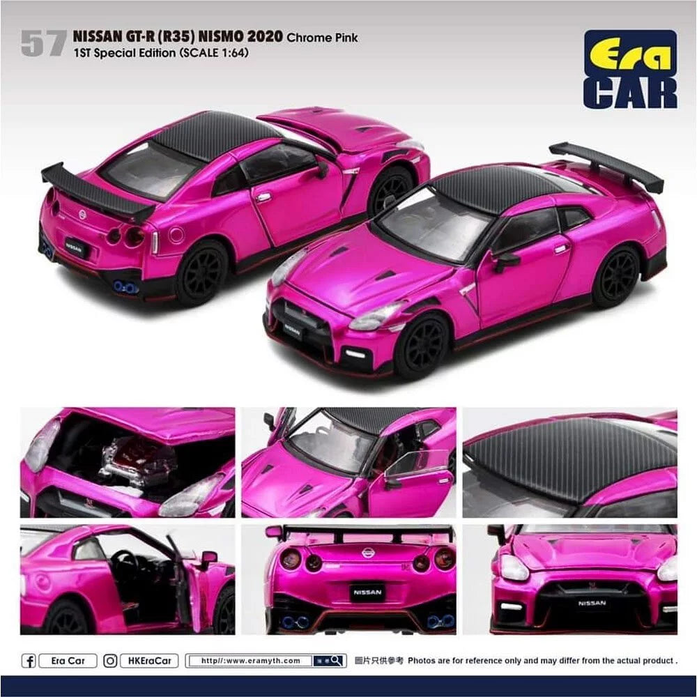Nissan GT-R (R35) Nismo 2020 (Chrome Pink) - ERA CAR - 1:64 – Modelcars ...